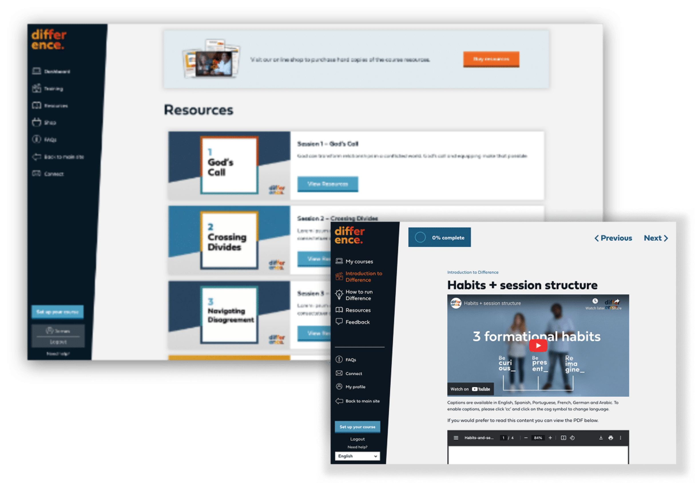 The course - Difference: Make your faith count in a complex and divided ...